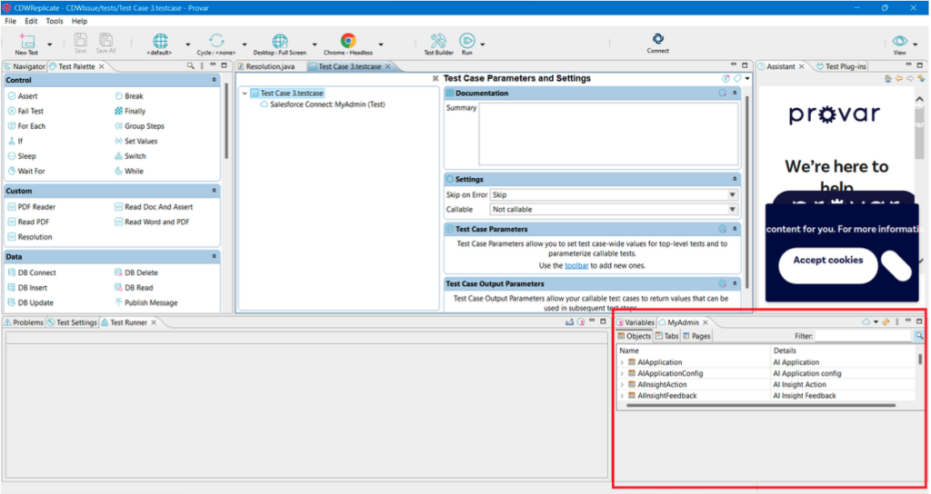 Create records via API | Provar Documentation